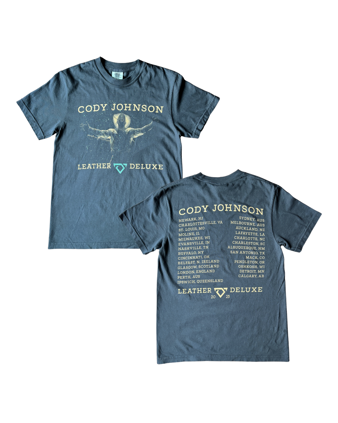 2025 Leather Tour Tee – Cody Johnson Store